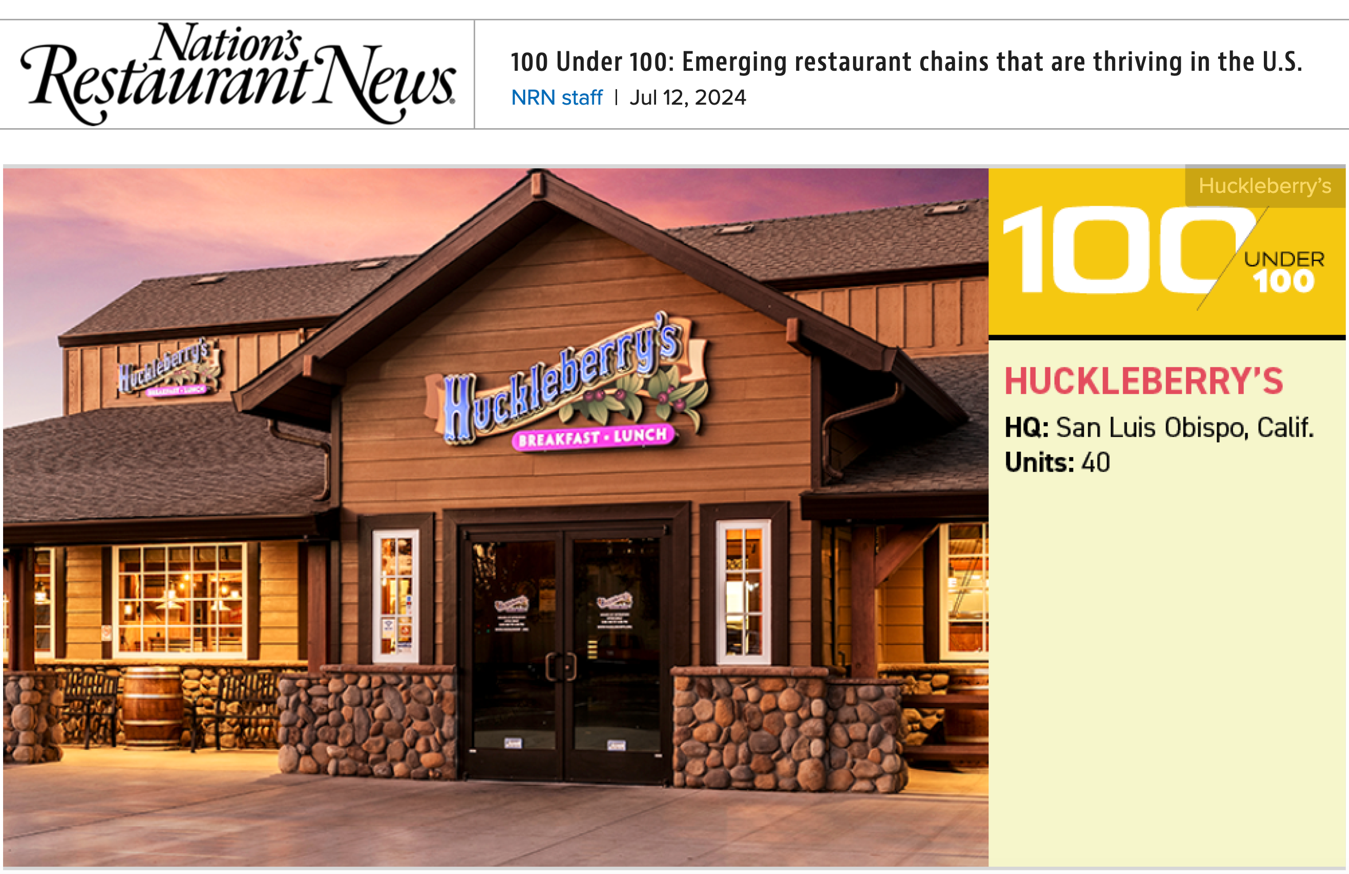 100 Under 100: Emerging restaurant chains that are thriving in the U.S ...